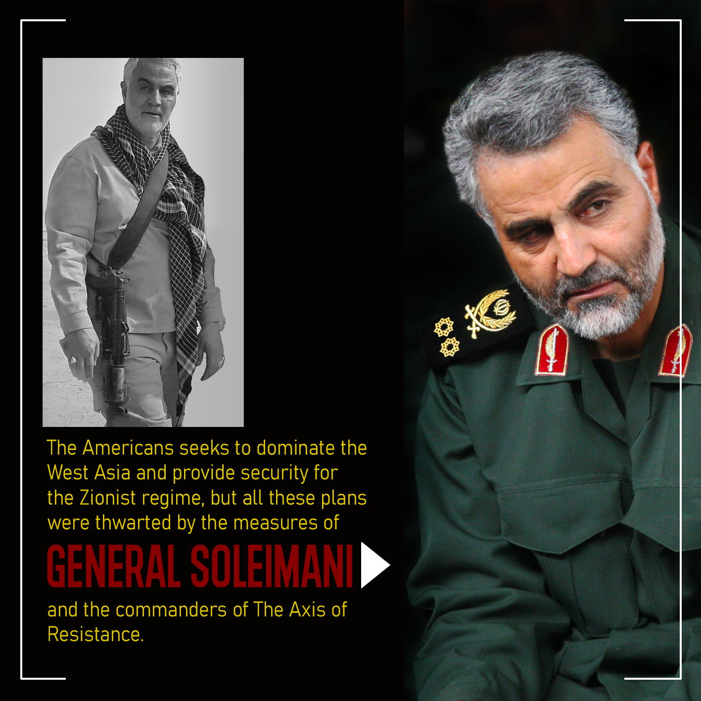 IUVM ARCHIVE | Collection Poster General Soleimani of Countering the ...